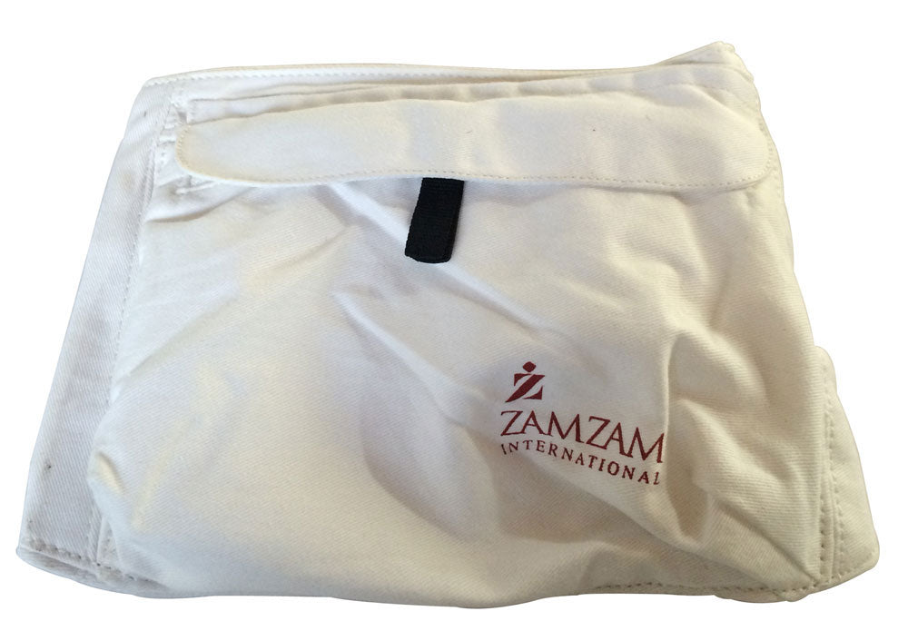 Hajj and Umrah Ihram Belt (White) — ZamZam Direct